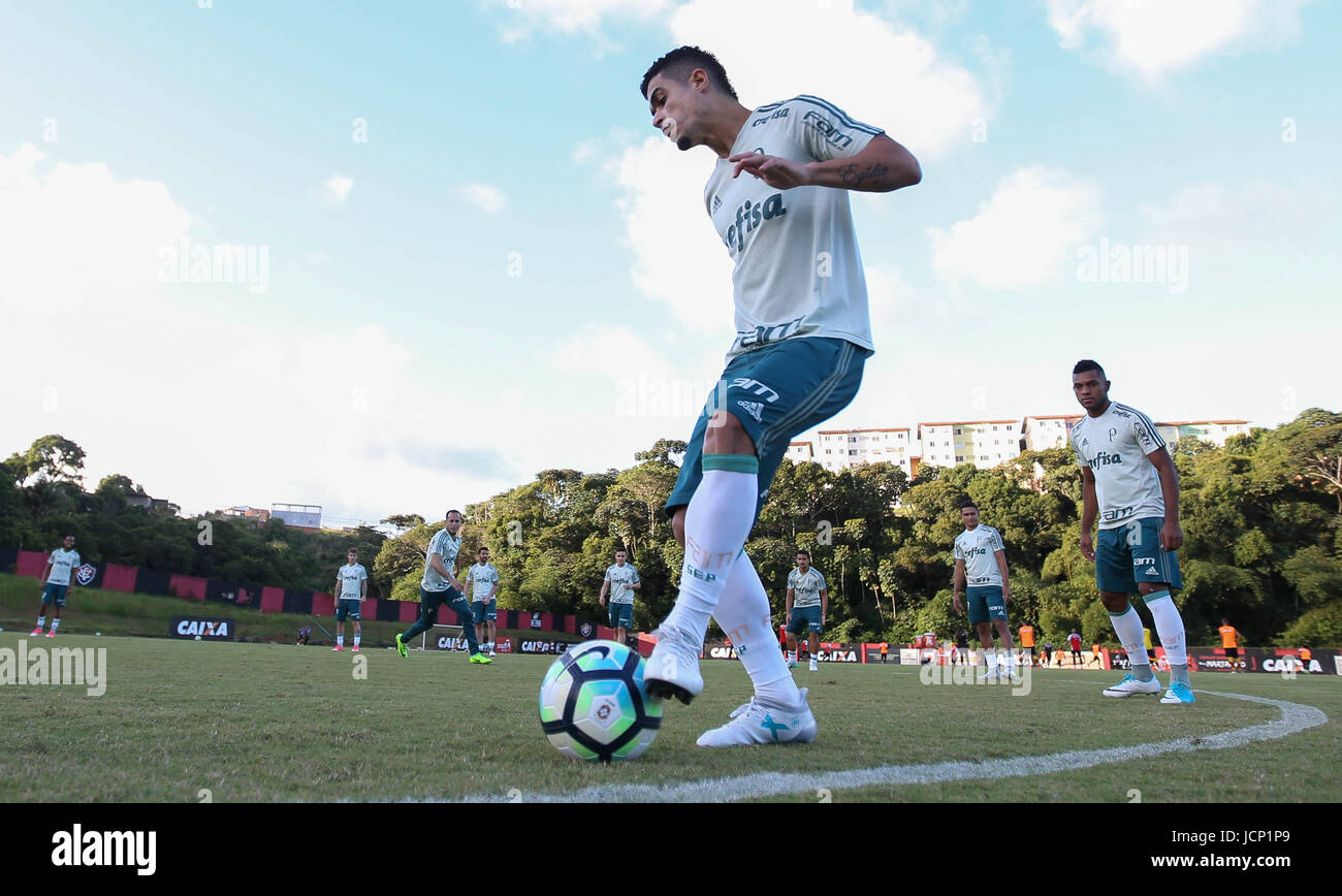 Salvador, Brazil. 16th June, 2017. The player Egídio, from SE Palmeiras ...