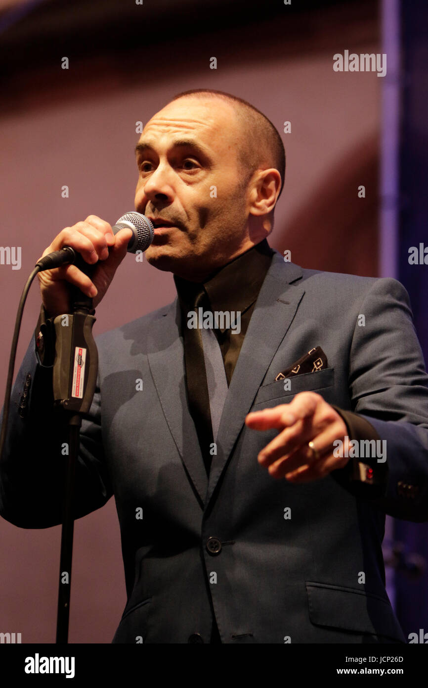 Worms, Germany. 16th June, 2017. Lead singer Mark Reilly from the UK ...