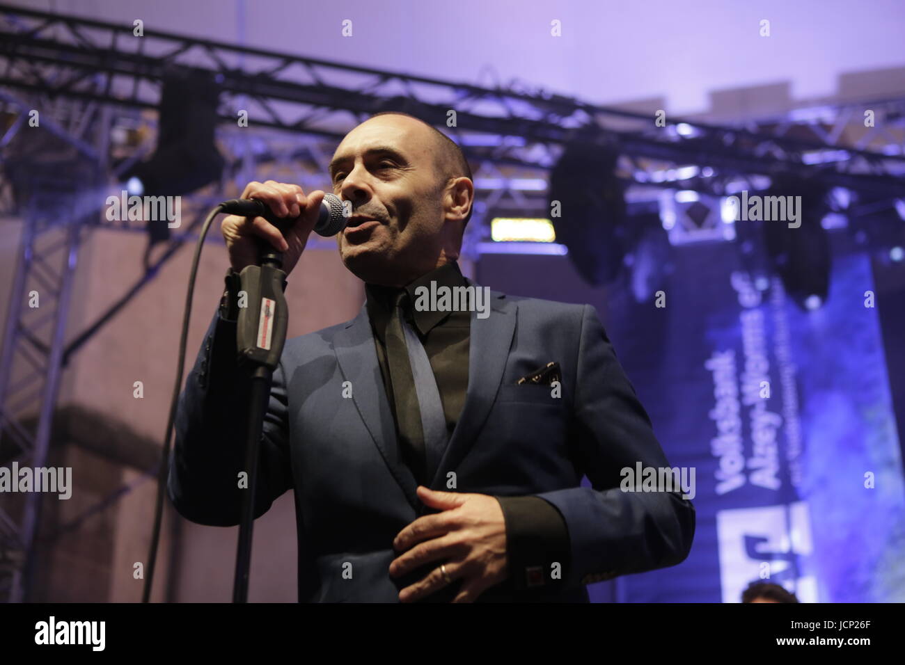 Worms, Germany. 16th June, 2017. Lead singer Mark Reilly from the UK ...