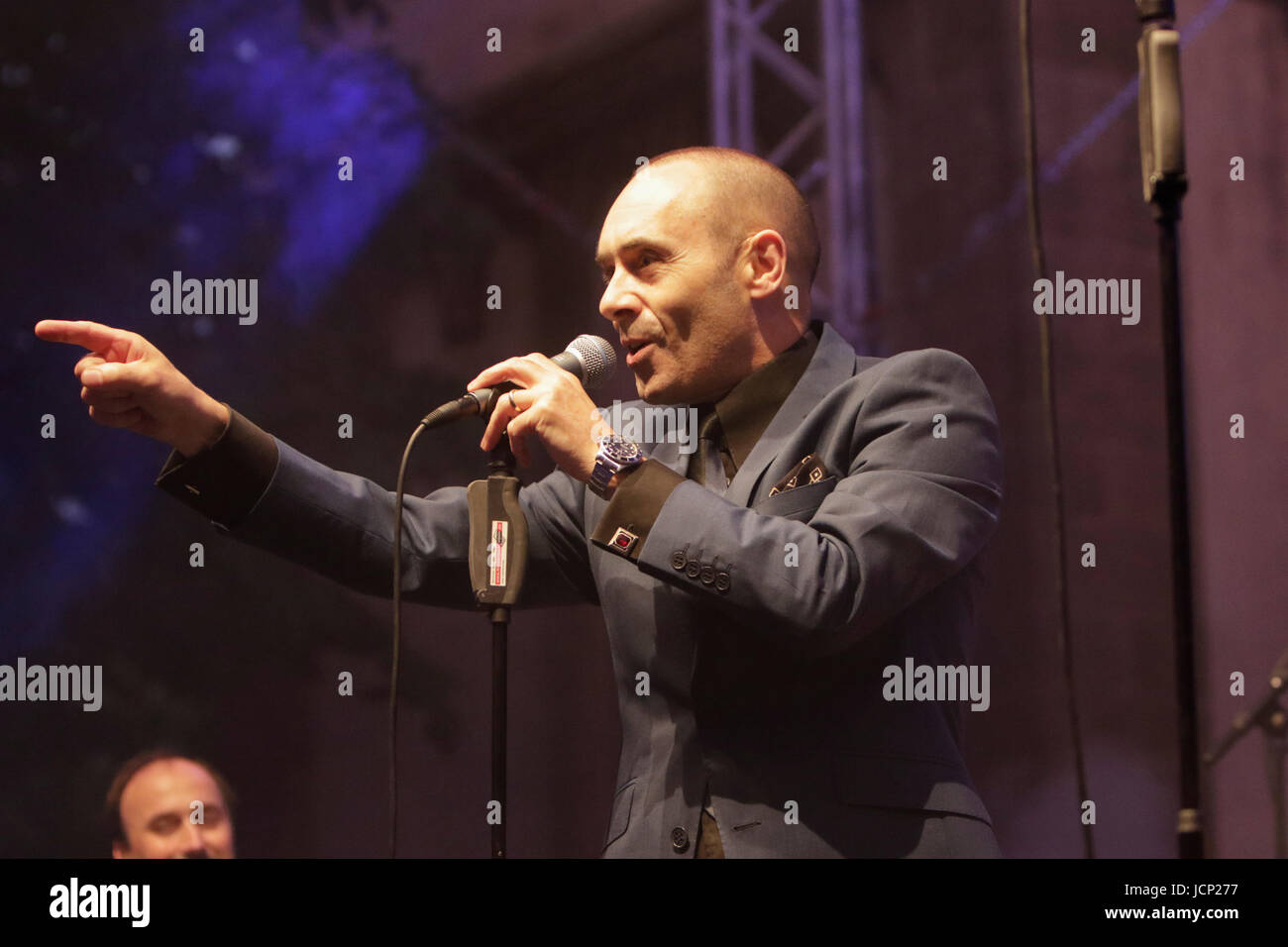 Worms, Germany. 16th June, 2017. Lead singer Mark Reilly from the UK ...