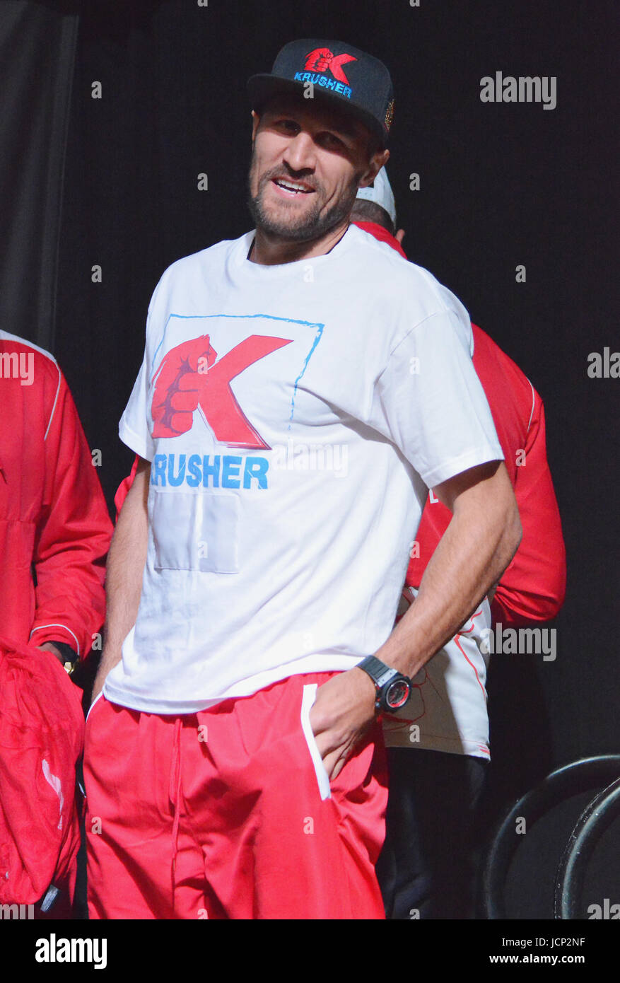 Las Vegas, Nevada, USA. 16th June, 2017. Boxer Sergey Kovalev attends ...