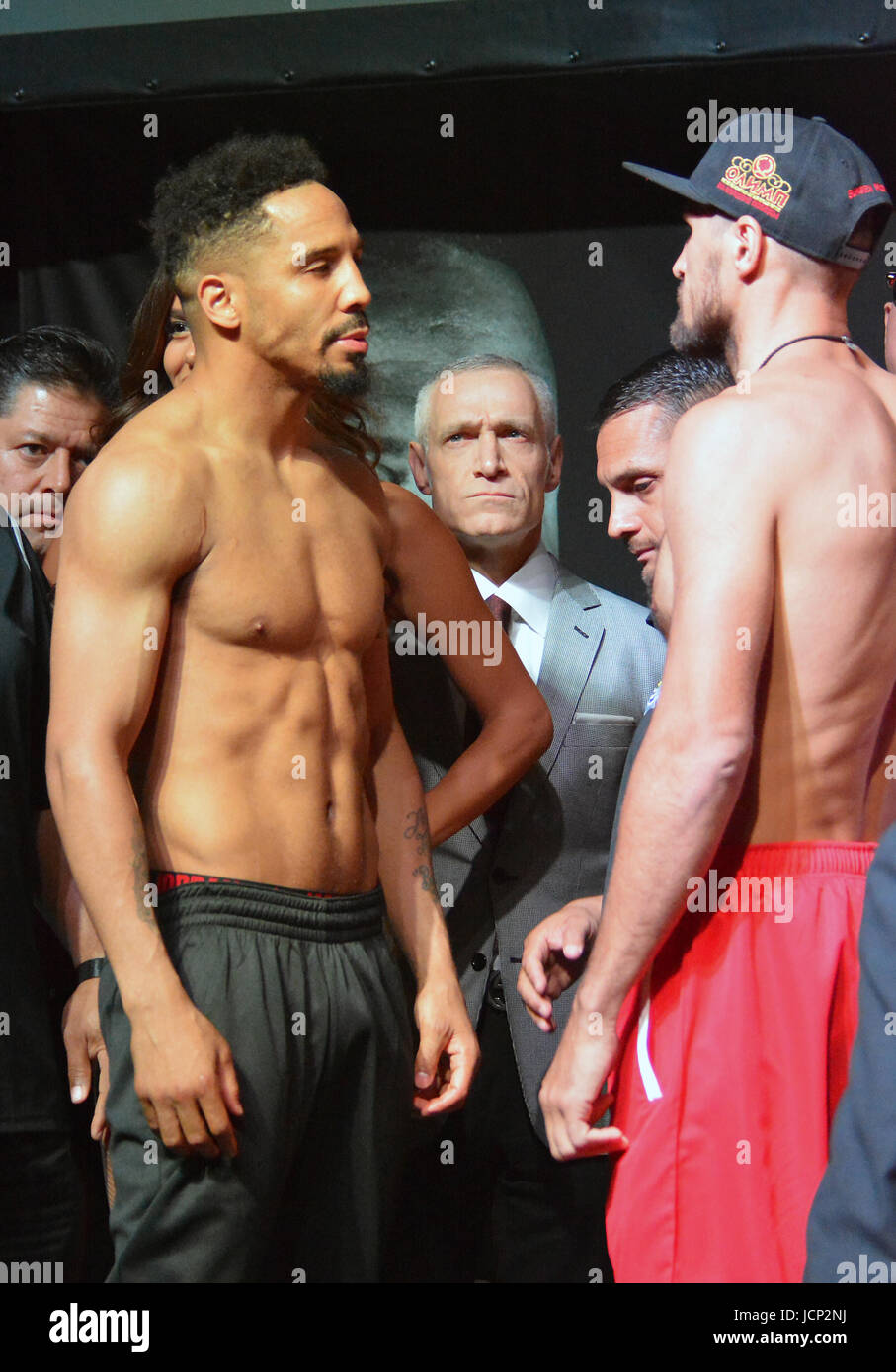 Las Vegas, Nevada, USA. 16th June, 2017. WBA, WBC and IBF Light ...