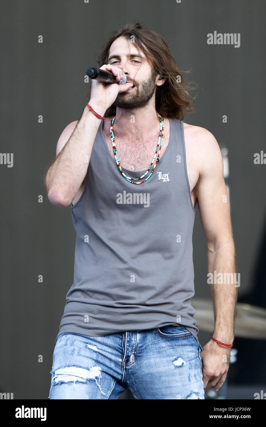 Ryan Hurd performs in concert at Northwell Health at Jones Beach on ...