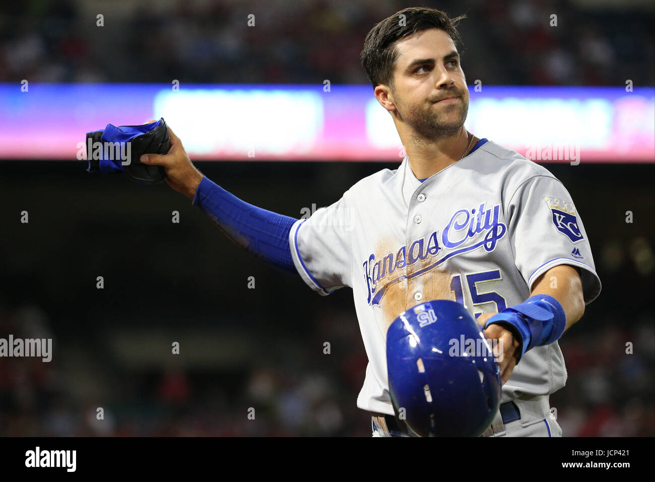 Los Angeles, California, USA. 16th June, 2017. Kansas City Royals ...