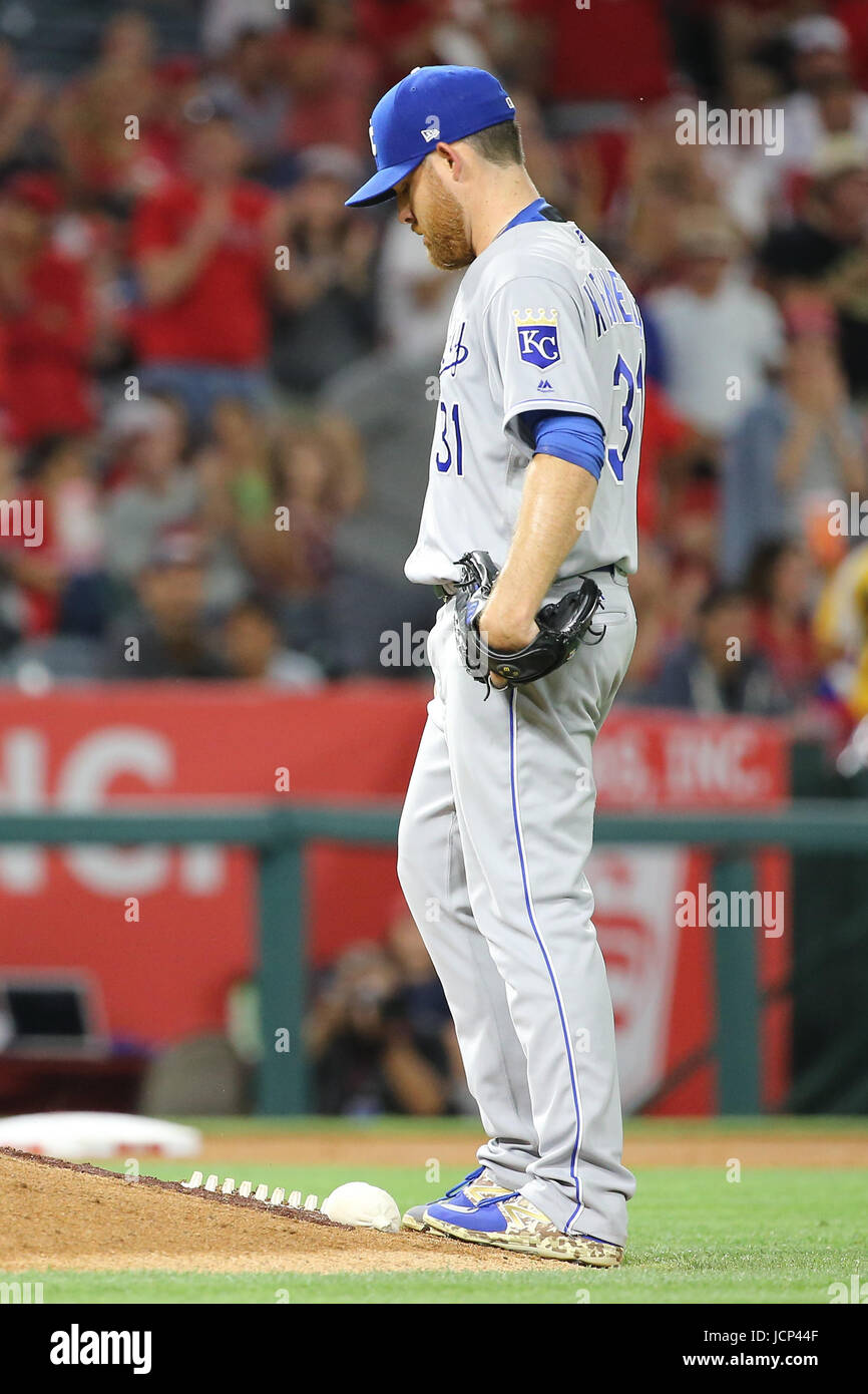 Los Angeles, California, USA. 16th June, 2017. Kansas City Royals ...