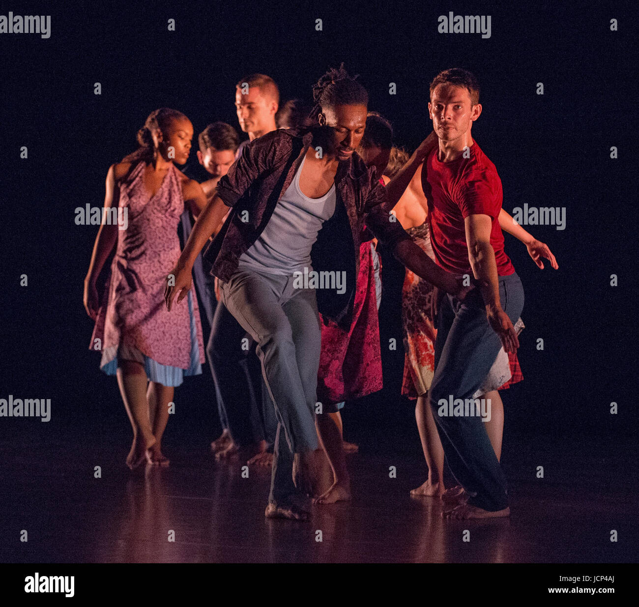 LONDON, UNITED KINGDOM - JUNE 16: Richard Alston Dance Company perform ...