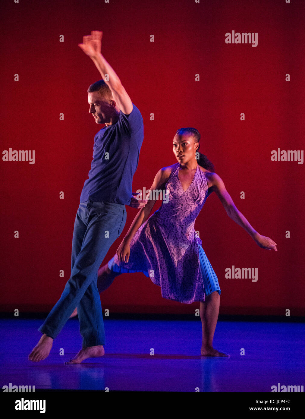 LONDON, UNITED KINGDOM - JUNE 16: Richard Alston Dance Company perform ...