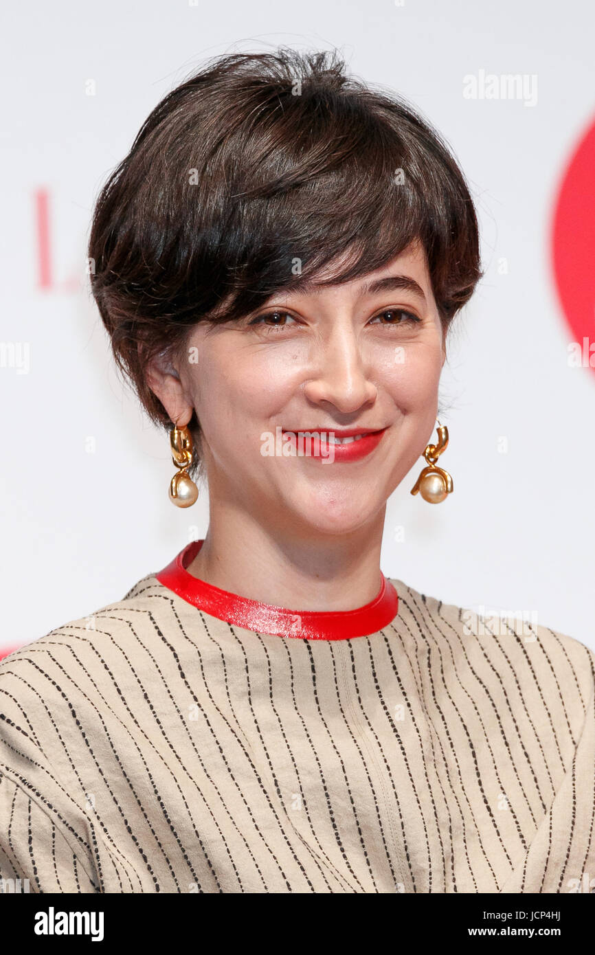 Tokyo, Japan. 17th June, 2017. Japanese TV announcer Christel Takigawa ...