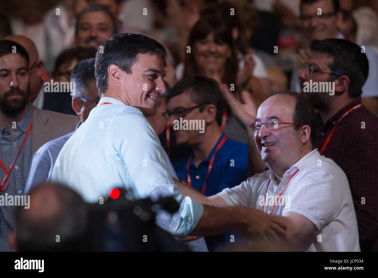 Party Secretary Pedro Sanchez during the inauguration of the 39th PSOE ...