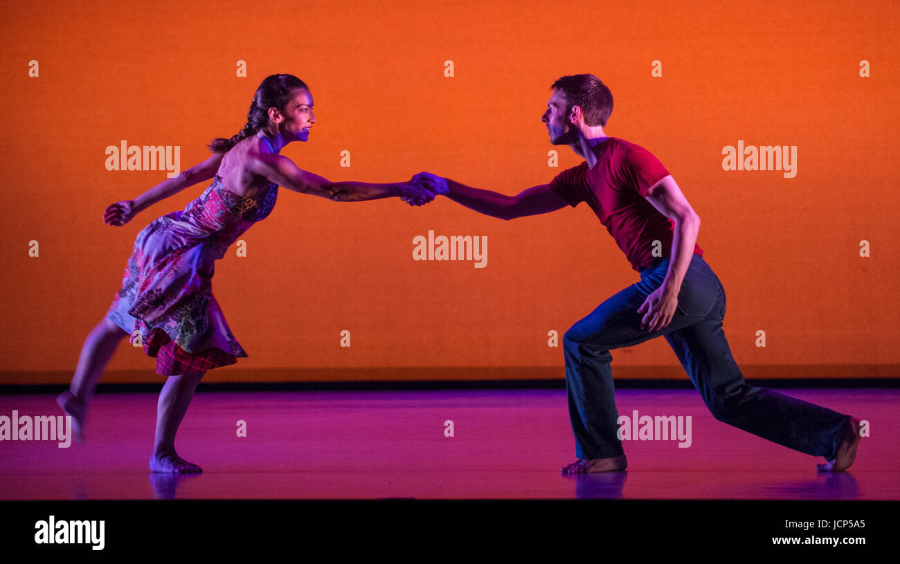 LONDON, UNITED KINGDOM - JUNE 16: Richard Alston Dance Company perform ...