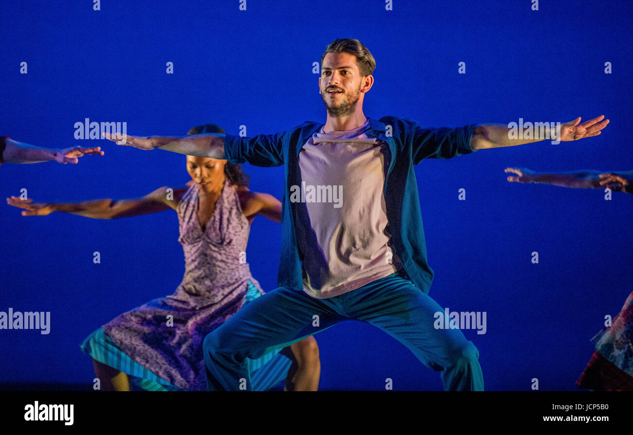 LONDON, UNITED KINGDOM - JUNE 16: Richard Alston Dance Company perform ...