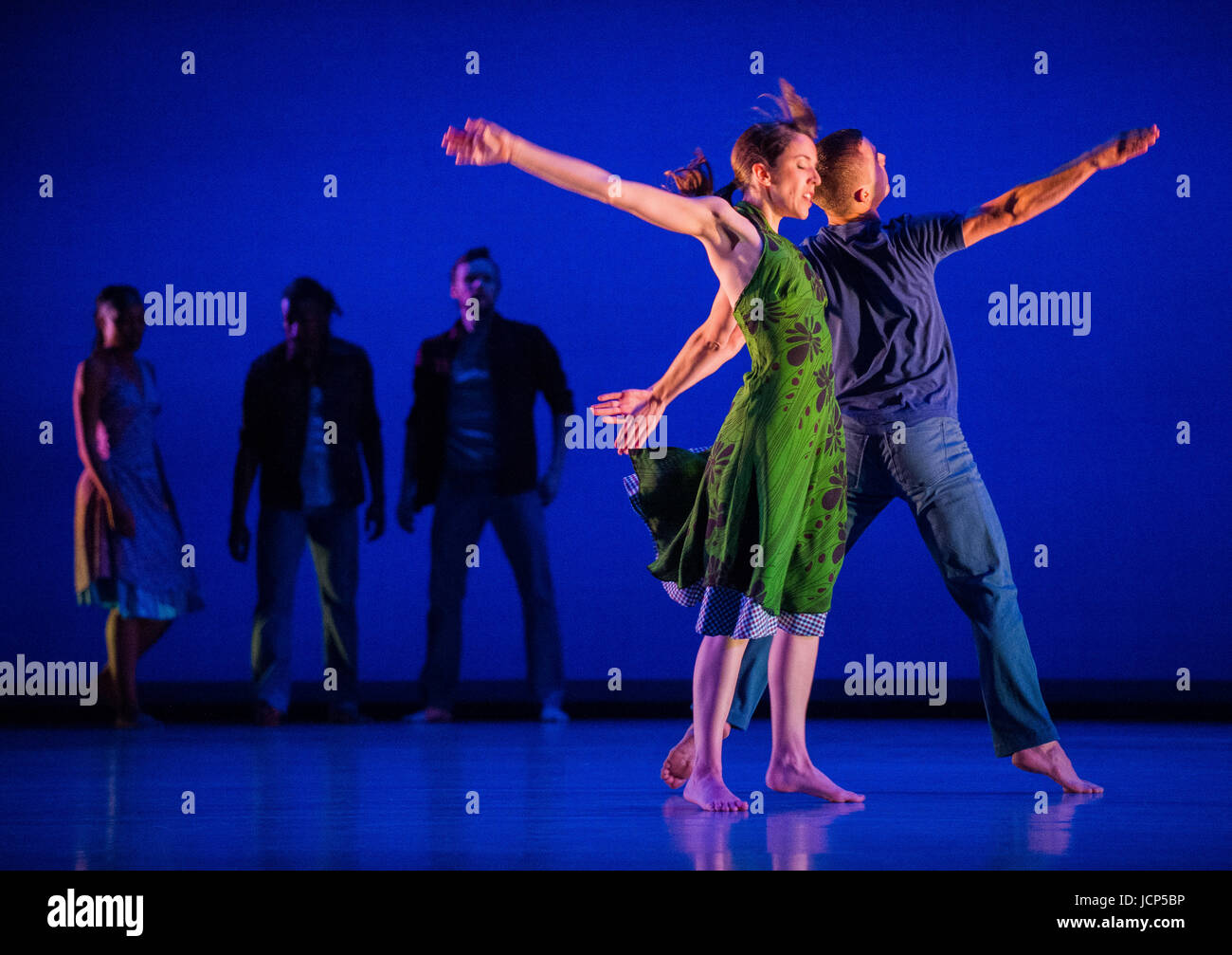LONDON, UNITED KINGDOM - JUNE 16: Richard Alston Dance Company perform ...