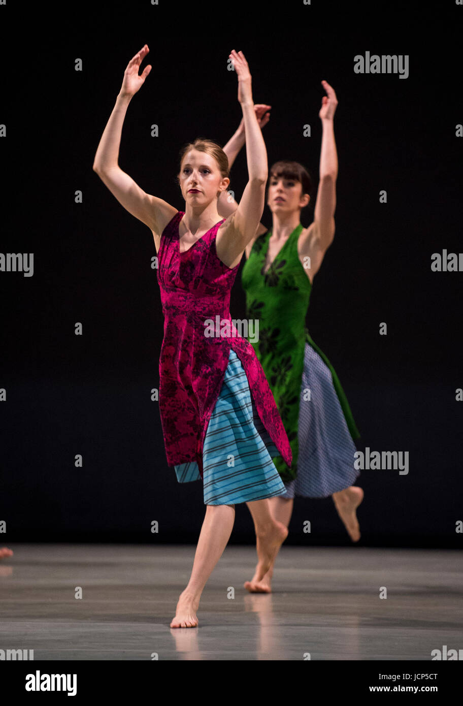 LONDON, UNITED KINGDOM - JUNE 16: Richard Alston Dance Company perform ...