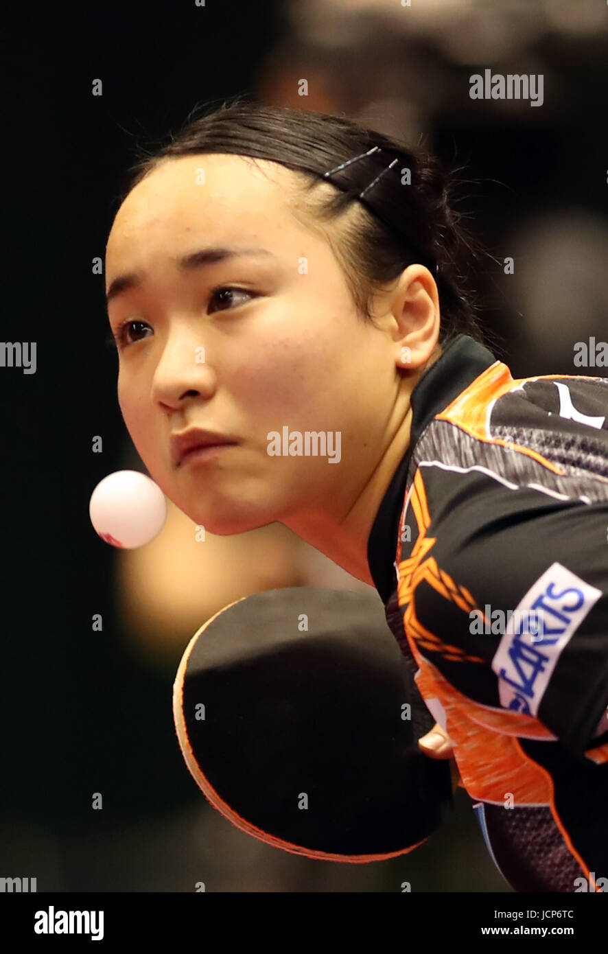 Tokyo, Japan. 17th June, 2017. Japanese table tennis player Mima Ito ...