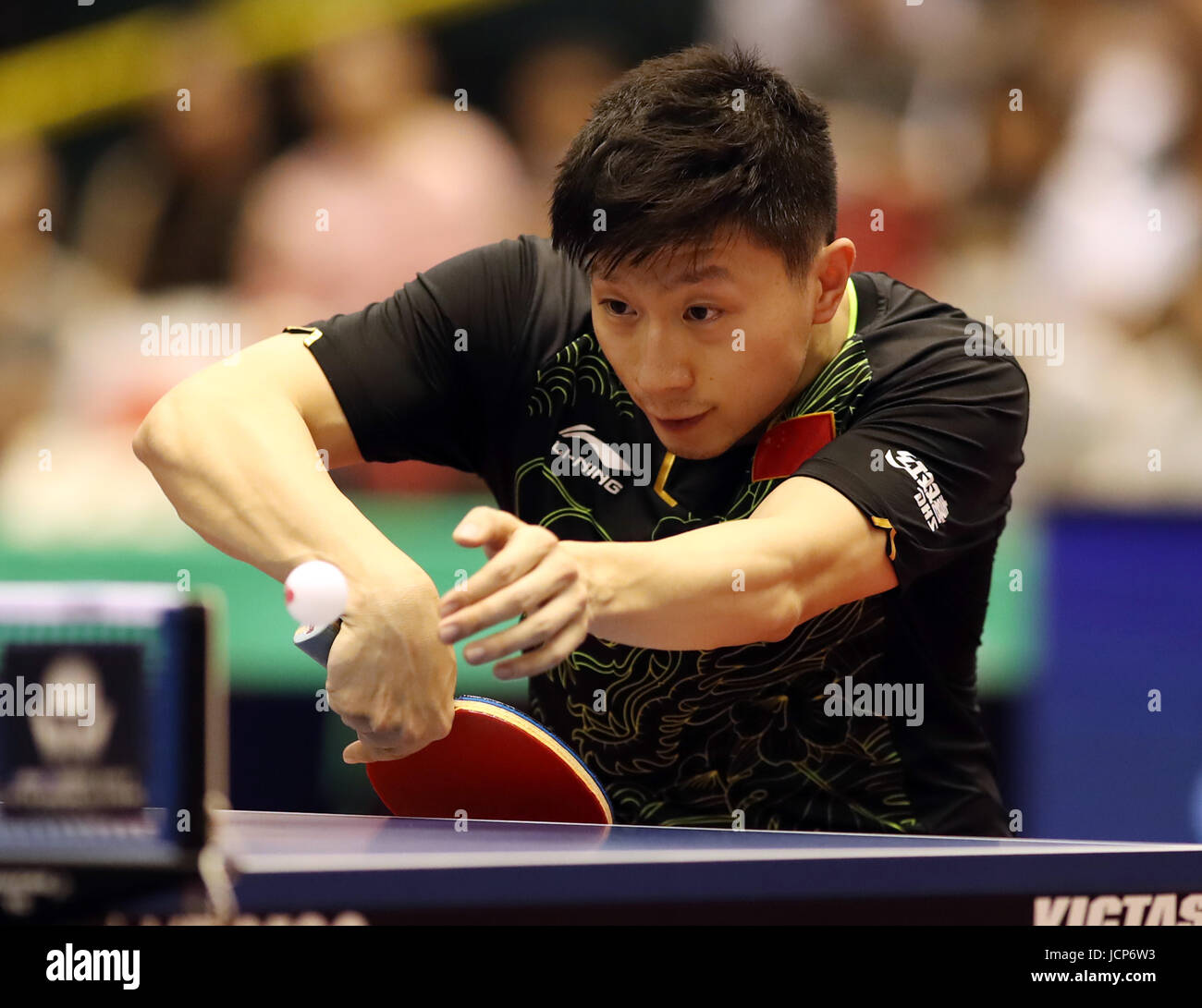 Tokyo, Japan. 17th June, 2017. Chinese table tennis player Ma Long ...