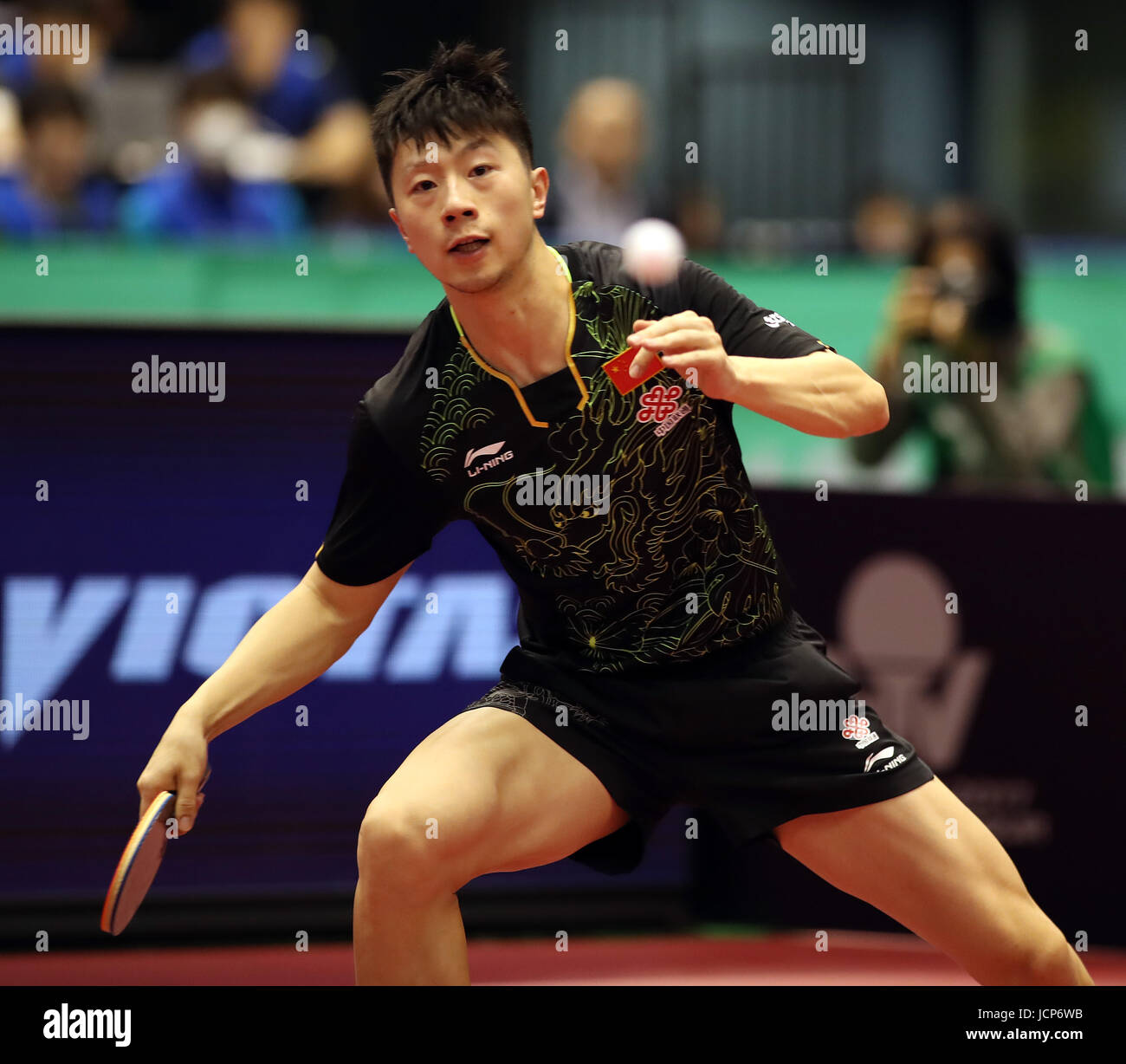Tokyo, Japan. 17th June, 2017. Chinese table tennis player Ma Long ...