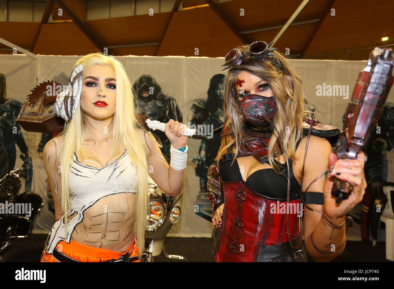 Sydney, NSW, Australia. 17th June, 2017. Cosplay fans dress up for ...