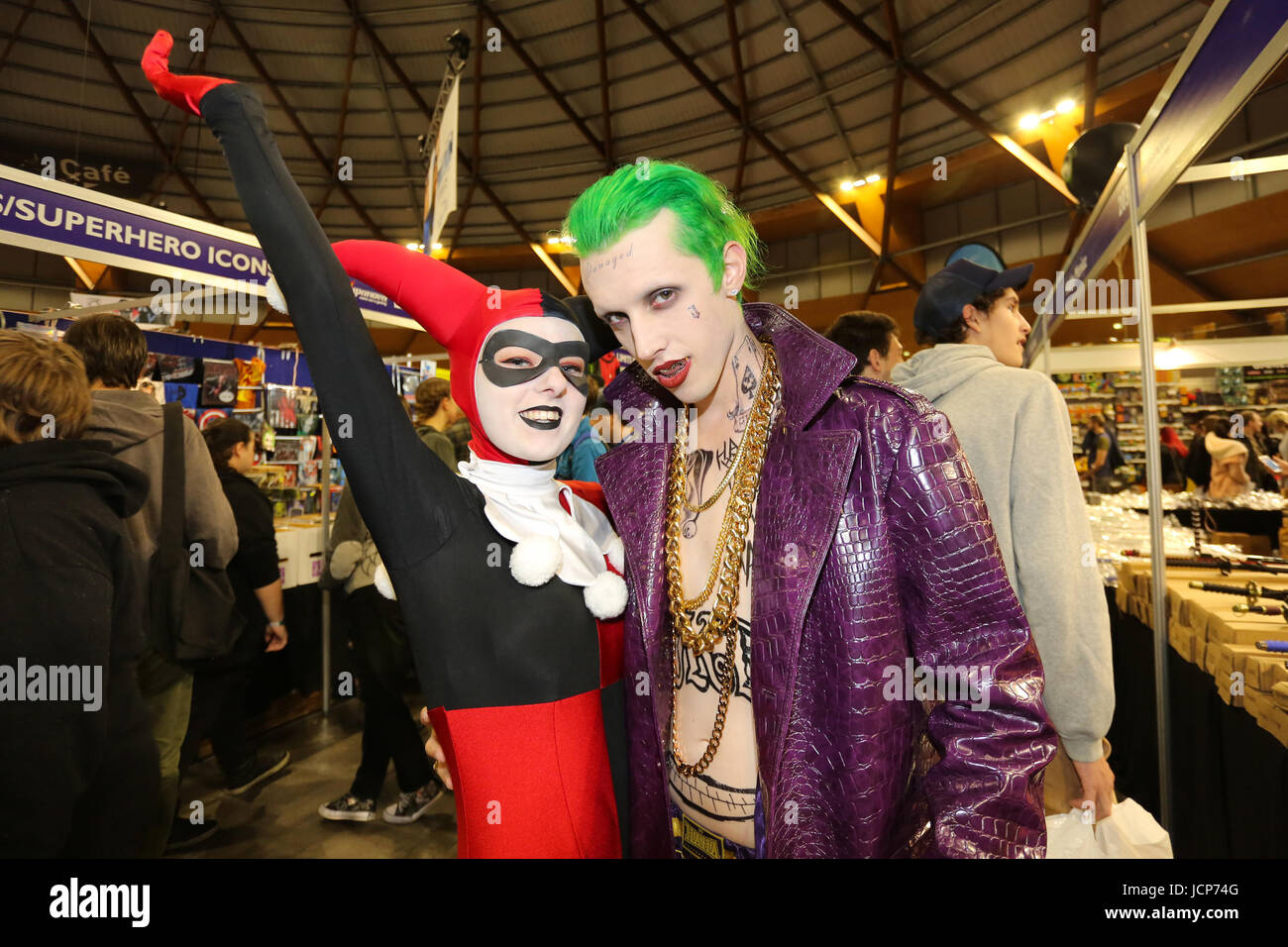 Sydney, NSW, Australia. 17th June, 2017. Cosplay fans dress up for ...