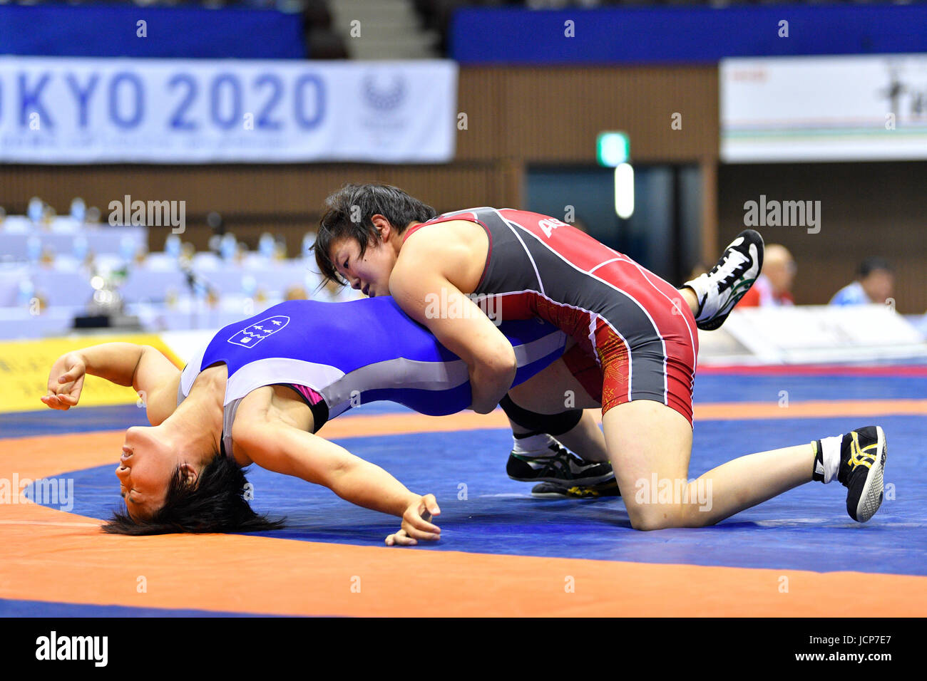 nd Yoyogi Gymnasium, Tokyo, Japan. 16th June, 2017. (L-R) ｳ Mikako ...