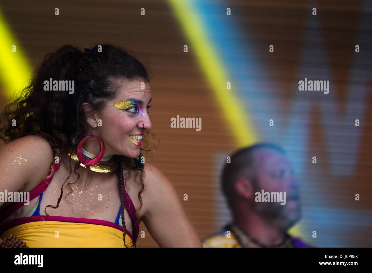 Liverpool Katumba drummers at the Africa Oye Festival in Sefton Park ...