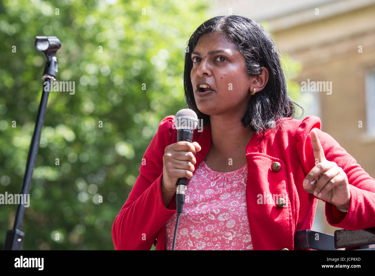 London, UK. 17 June 2017. Labour MP Dr Rupa Huq. Londoners protest ...