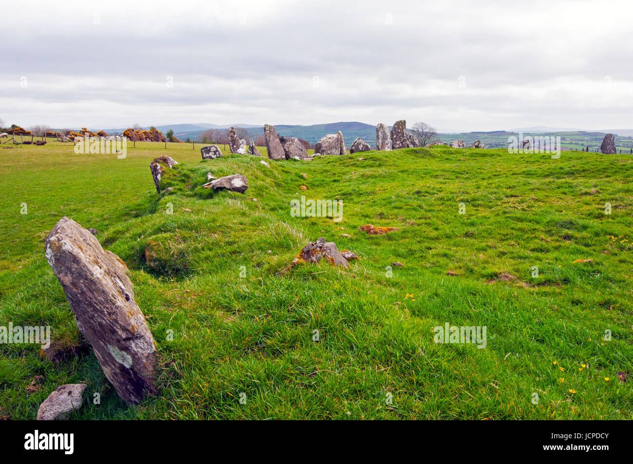 Beltany Stone Circle, Raphoe, County Donegal, Ireland Stock Photo - Alamy