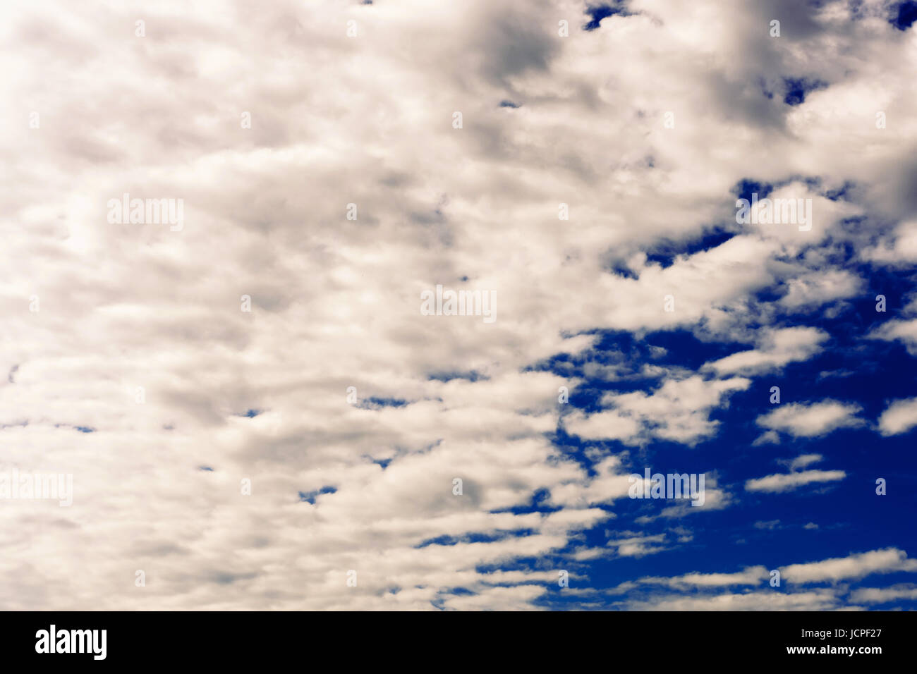 Cloudy blue gray spring and summer sky natural scenic background Stock ...