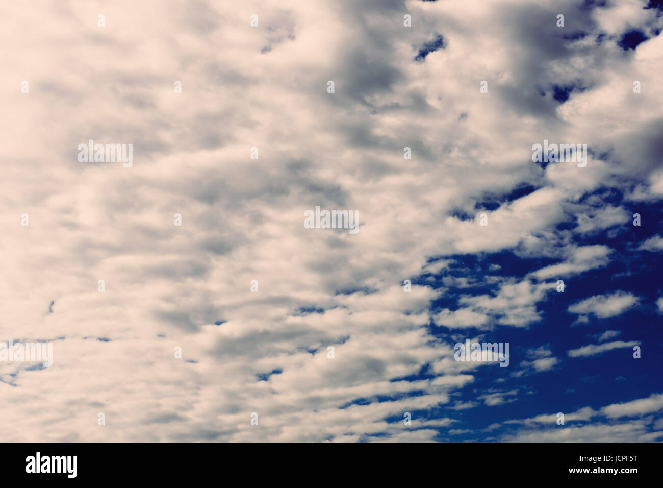 Cloudy blue gray spring and summer sky natural scenic background Stock ...