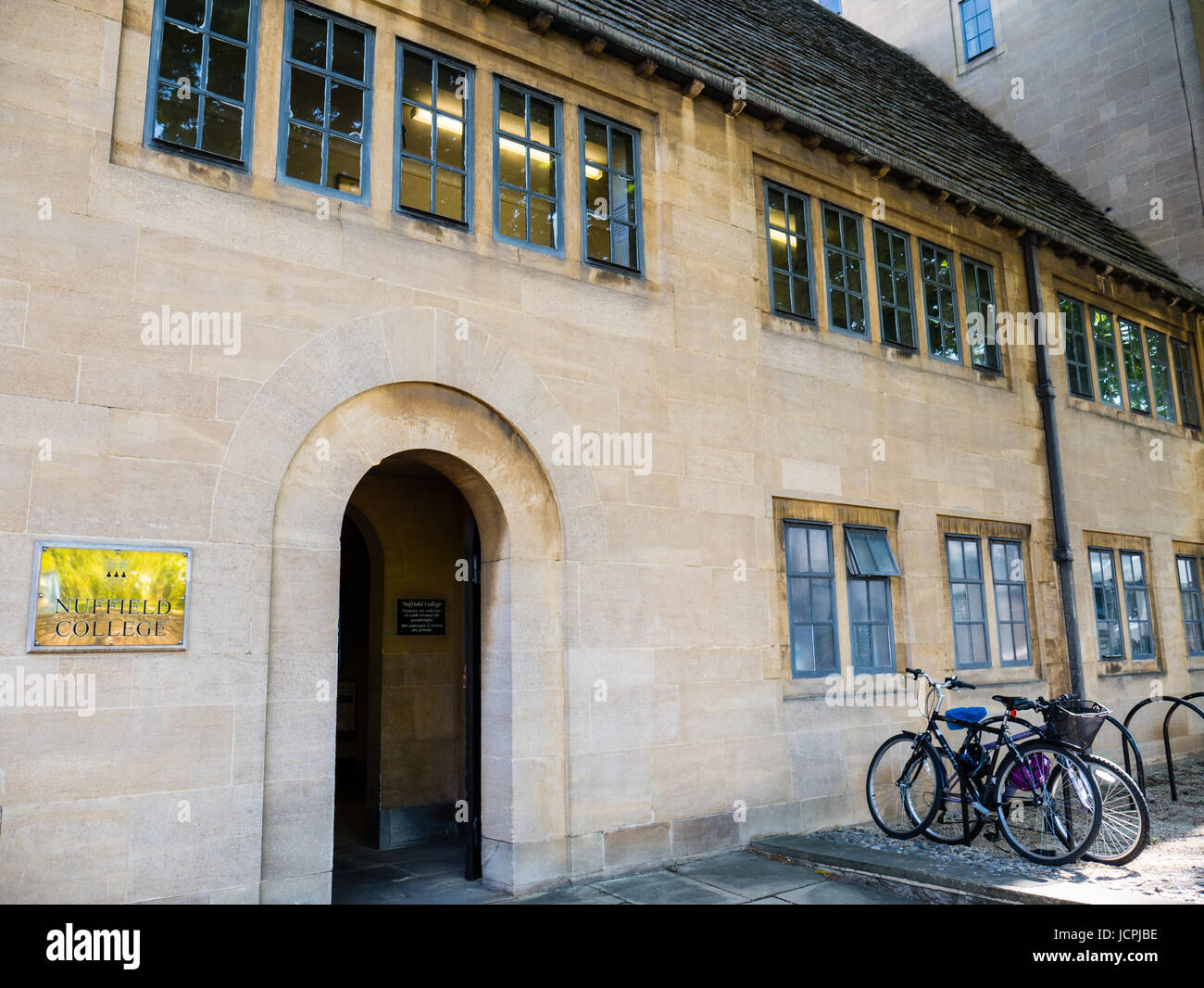 Nuffield College, University of Oxford, Oxford, England Stock Photo - Alamy