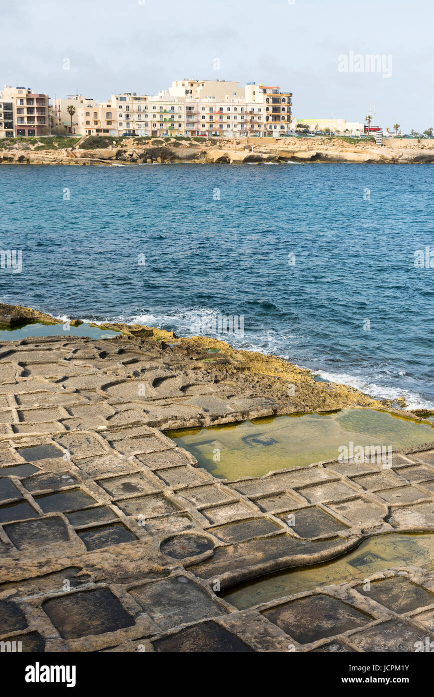 Salt pans marsascala marsaskala hi-res stock photography and images - Alamy