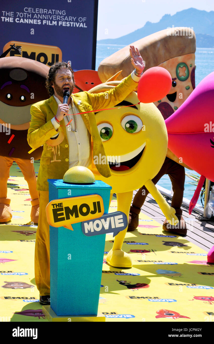 70th Cannes Film Festival - The Emoji Movie - Photocall Featuring: TJ ...