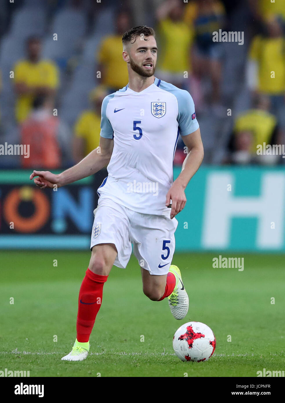 England's Calum Chambers during the UEFA European Under-21 Championship ...