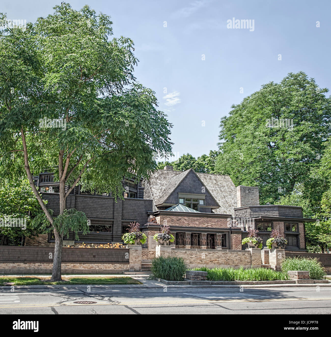 Prairie House architecture Chicago Stock Photo - Alamy