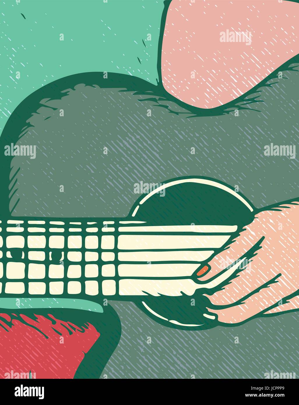 Artist playing guitar Stock Vector Image & Art - Alamy