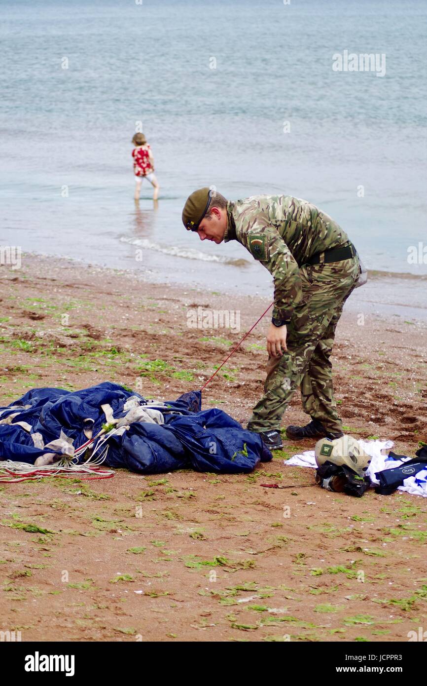 Tigers freefall army parachute display team hi-res stock photography ...