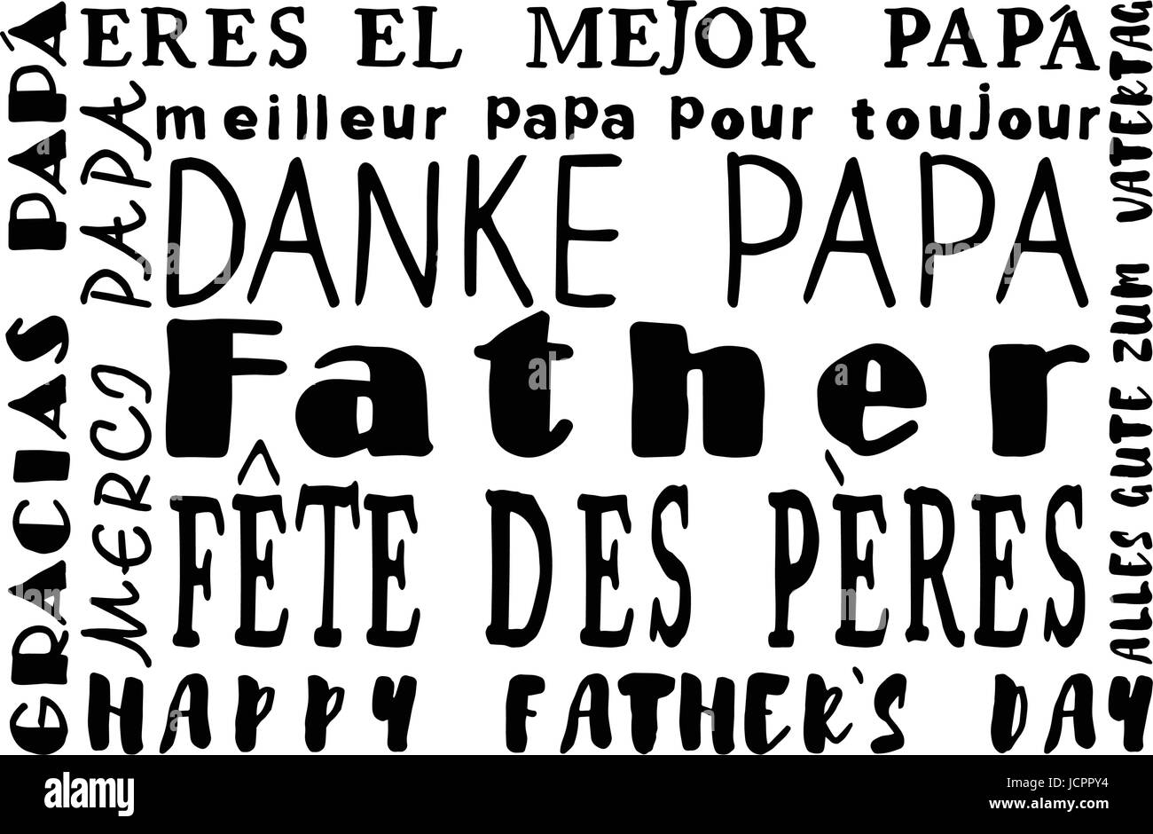 Fathers day decoration Black and White Stock Photos & Images - Alamy