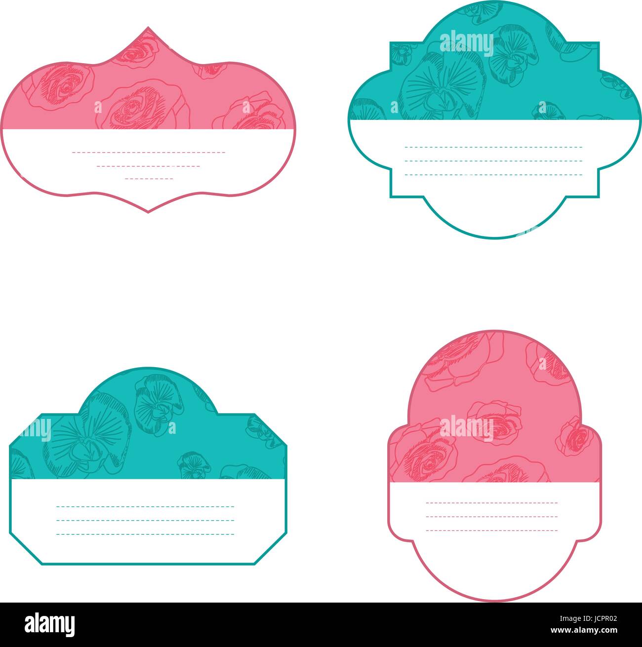 Various label set hi-res stock photography and images - Alamy