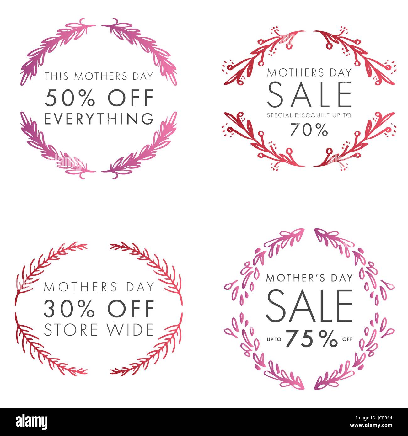 Set vector gift discount Cut Out Stock Images & Pictures - Alamy