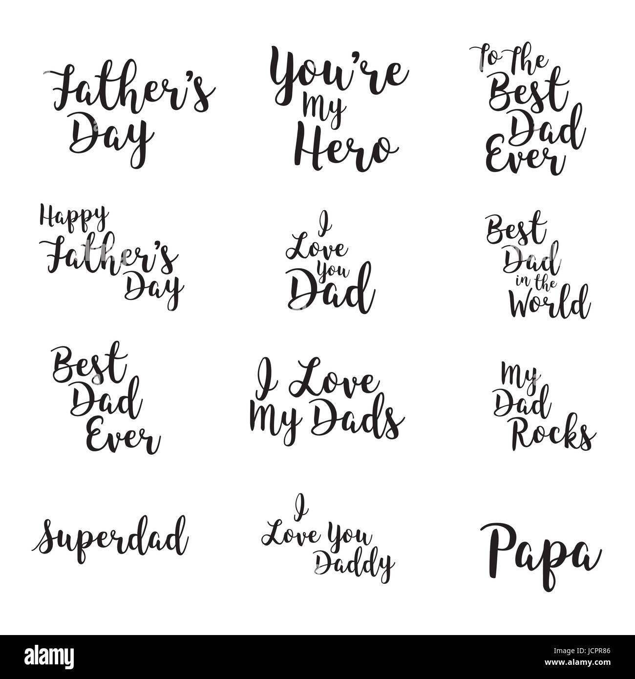 Fathers day decoration Black and White Stock Photos & Images - Alamy