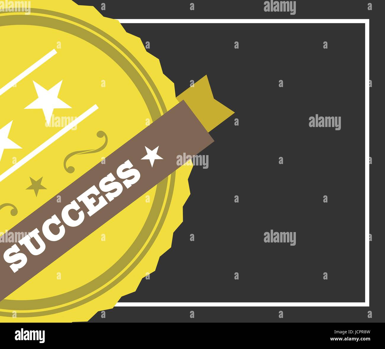 Vector icon of badge with success text Stock Vector Image & Art - Alamy