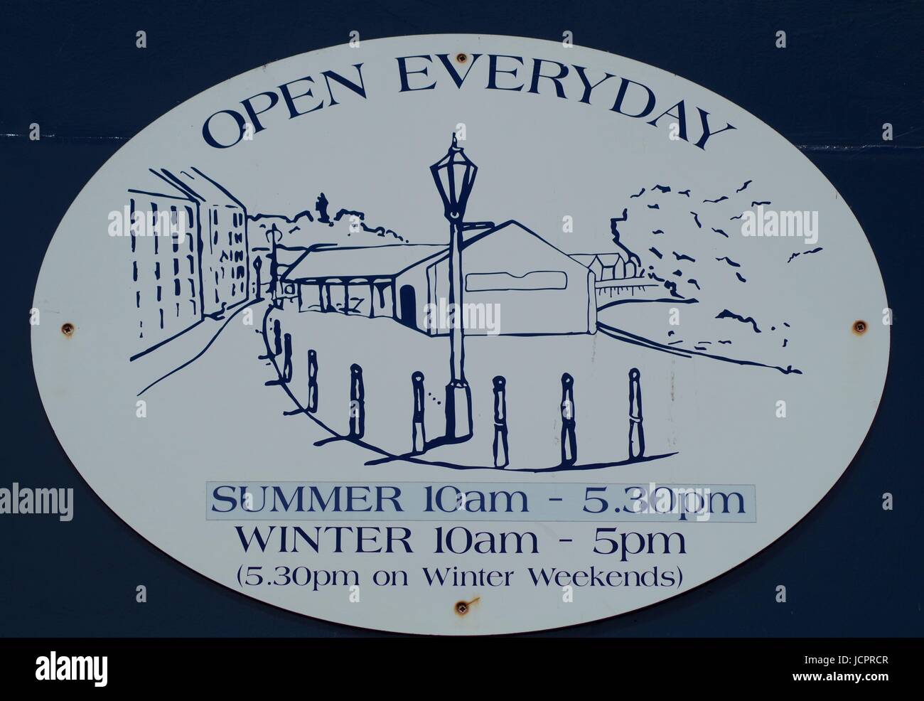 The Sign of Exeter's Antique Centre. Exeter Quay, Devon, UK. June, 2017 ...