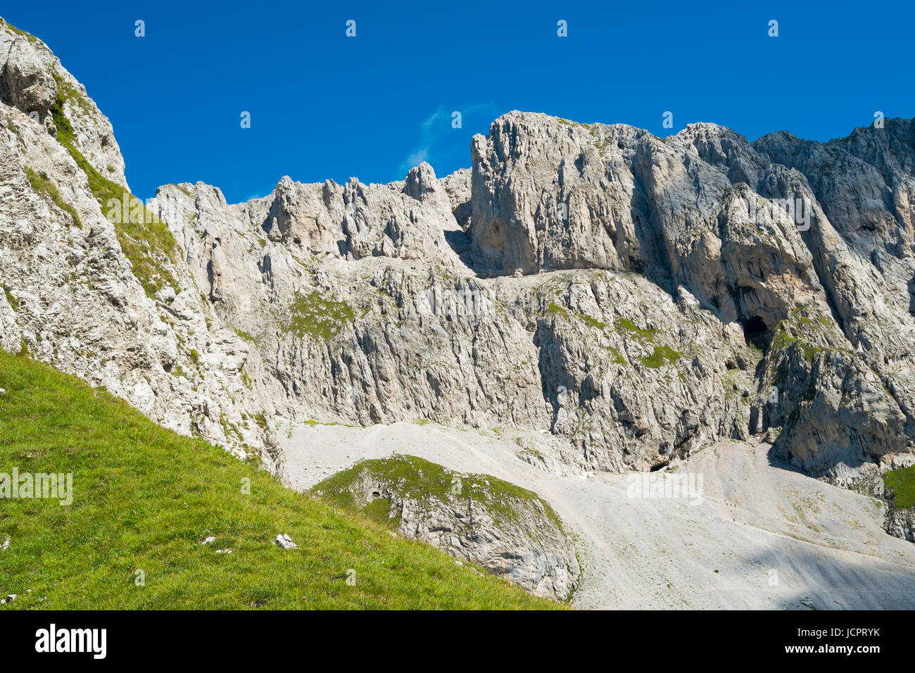 Presolana mountain range in Valle Seriana, Bergamo, Italy Stock Photo ...