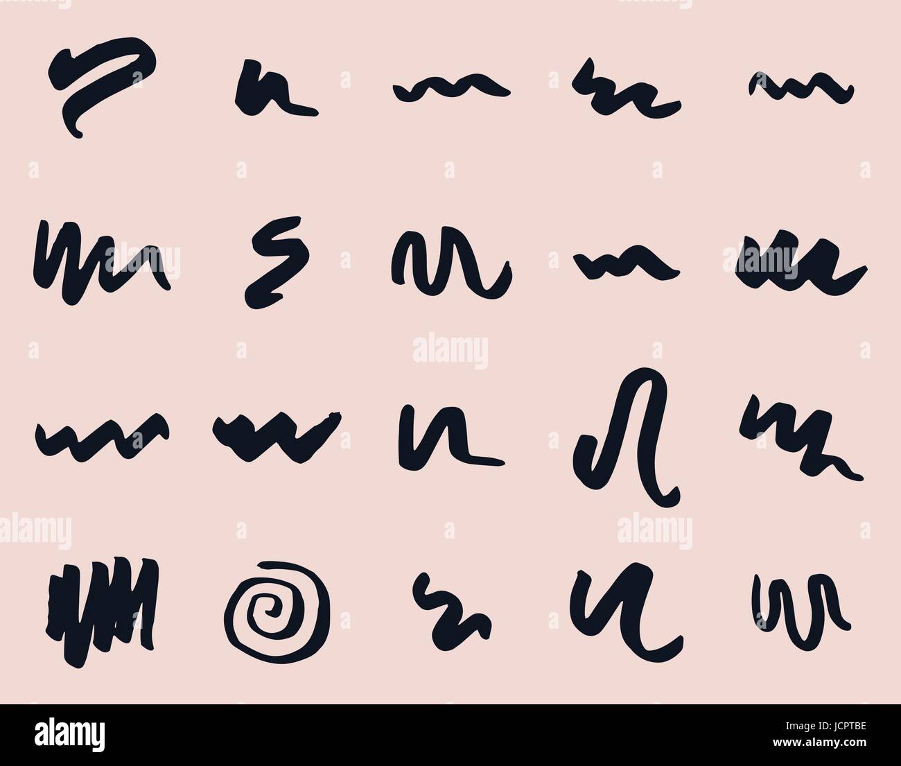 Vector set of hand-drawn doodles Stock Vector Image & Art - Alamy