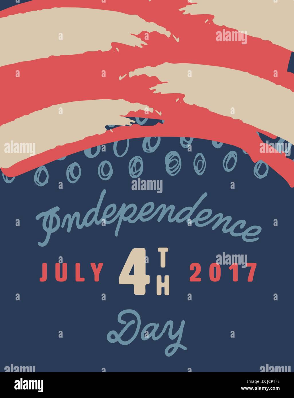 Card with happy independence day text Stock Vector Image & Art - Alamy