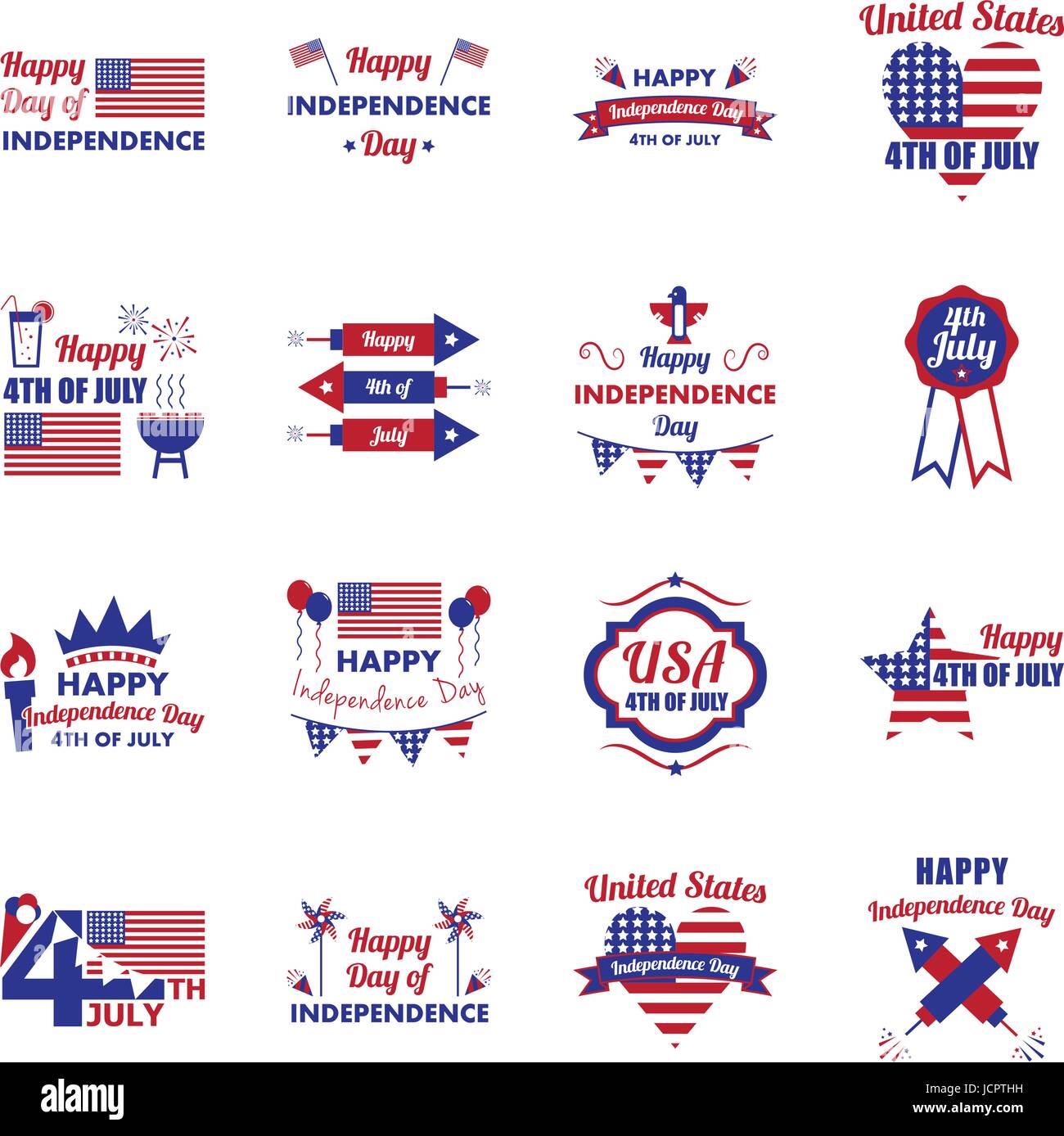 Card with happy independence day text Stock Vector Image & Art - Alamy