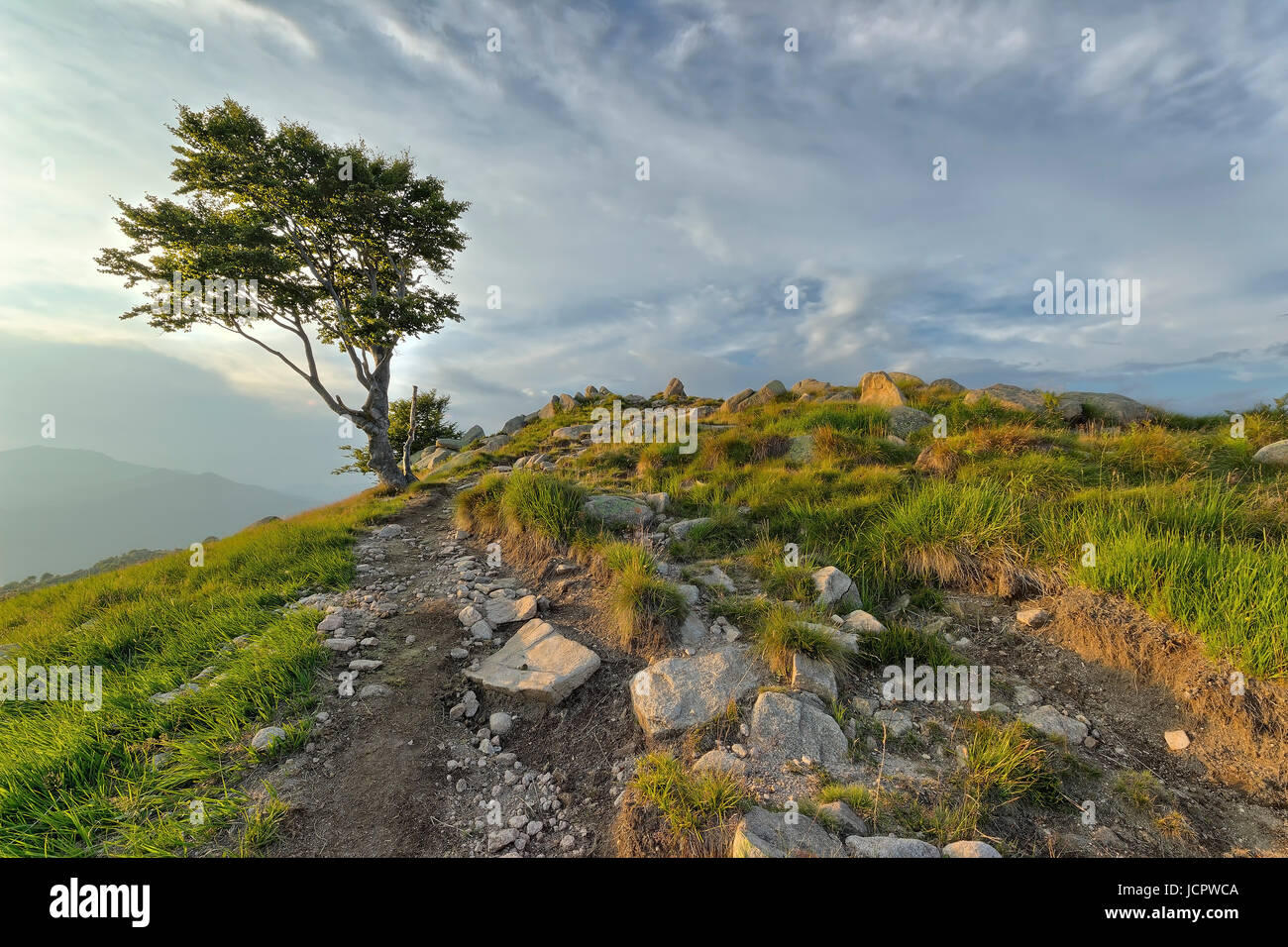 Landscape on the Mottarone Stock Photo - Alamy