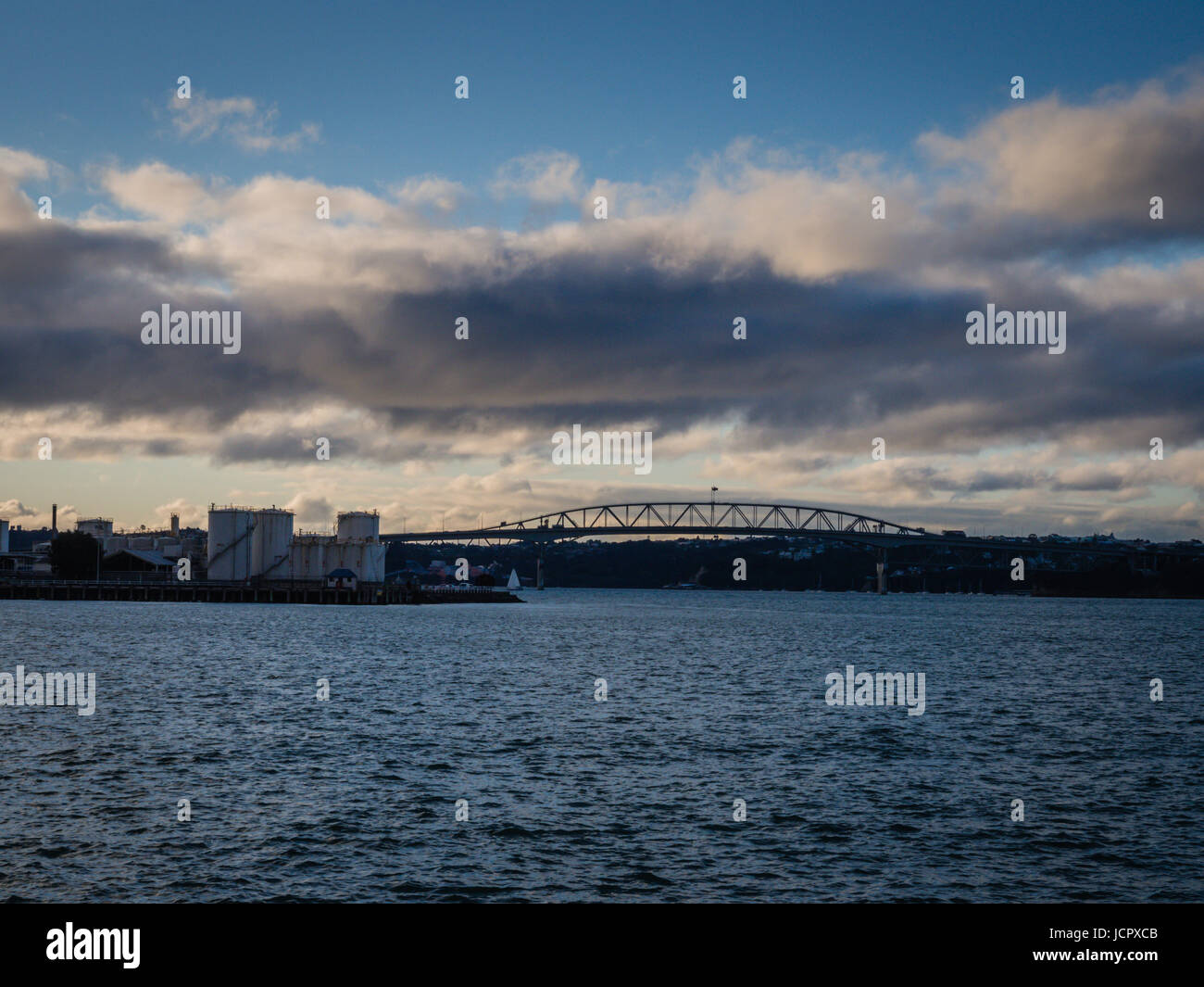 Auckland Harbour Landscape Stock Photo - Alamy