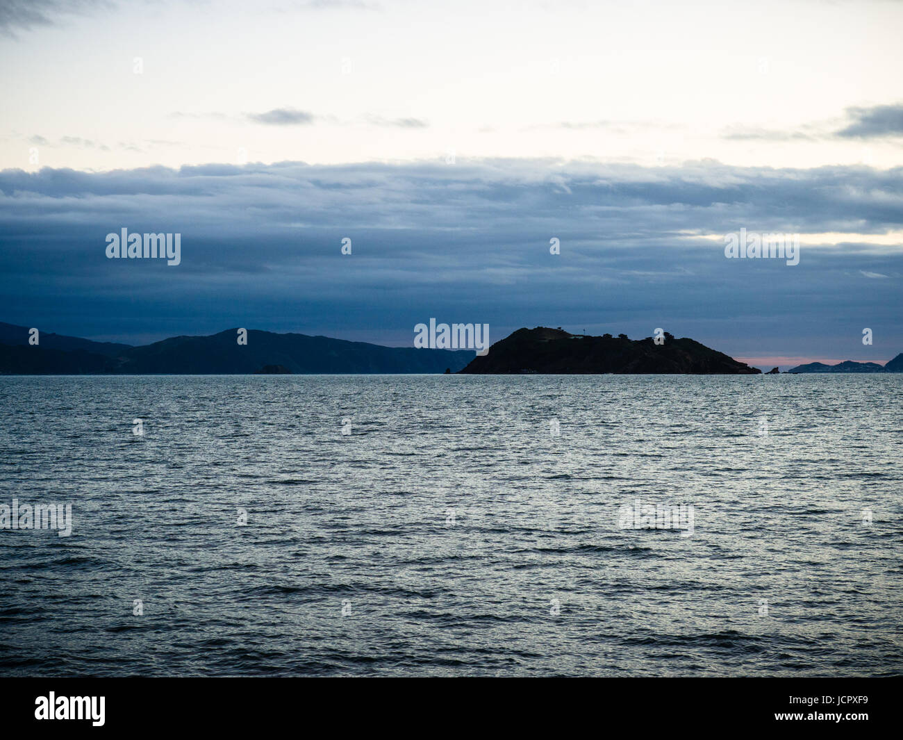Wellington Harbour Landscape Stock Photo - Alamy