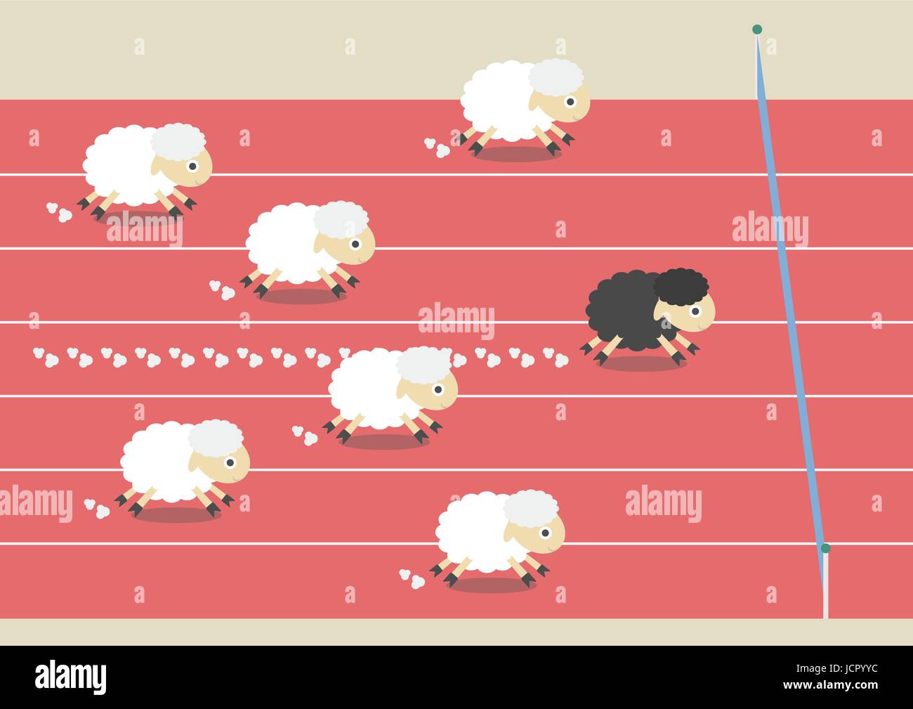 Sheep got lost Stock Vector Images - Alamy