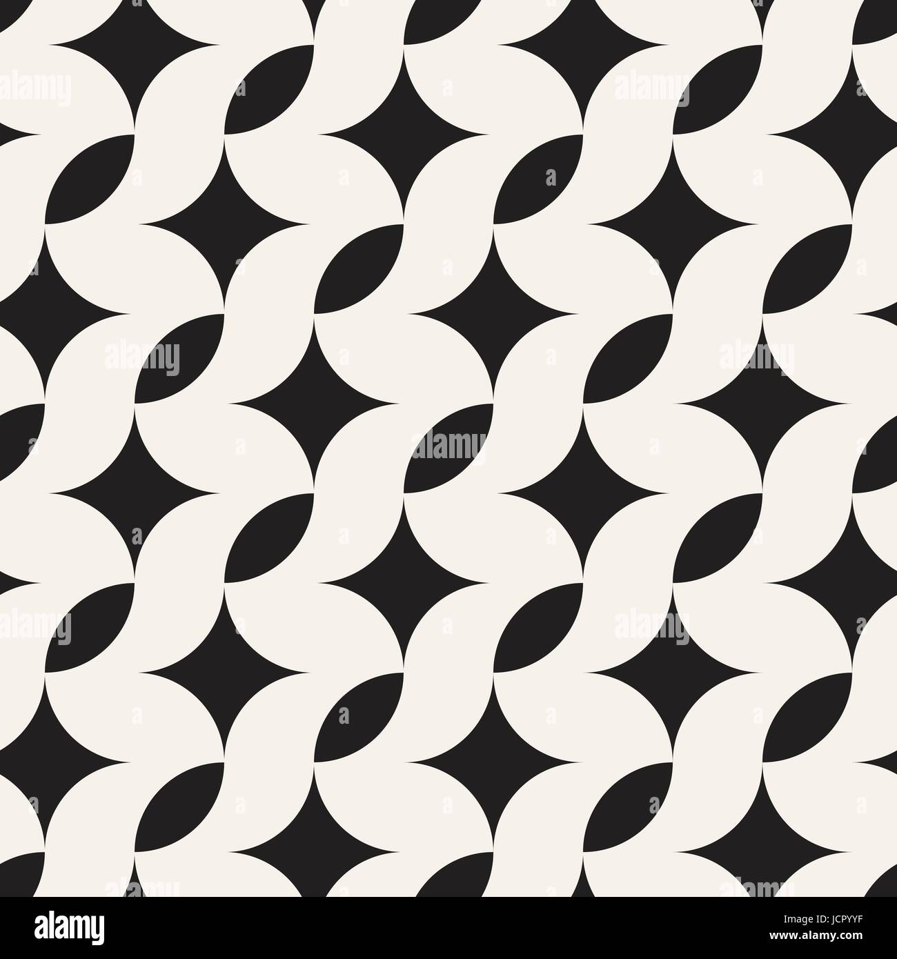 Vector seamless cross tiling pattern. Modern stylish geometric lattice ...